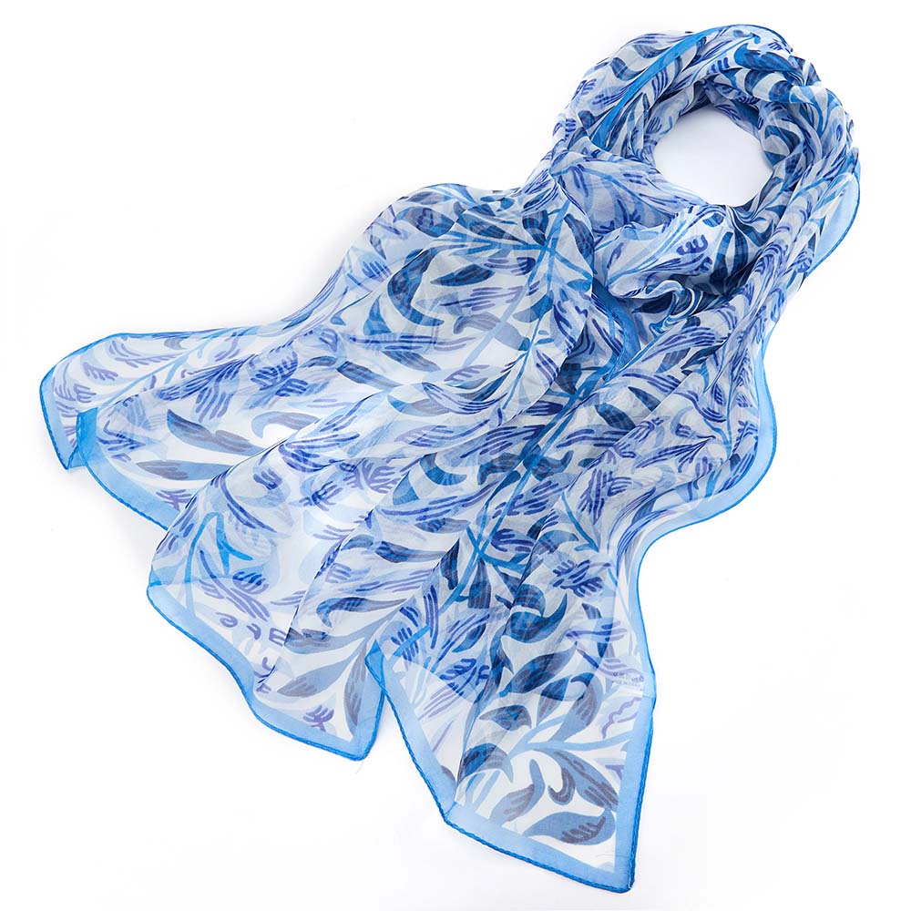 Pure Silk Scarf - William Morris Willow Bough | Signare Tapestry